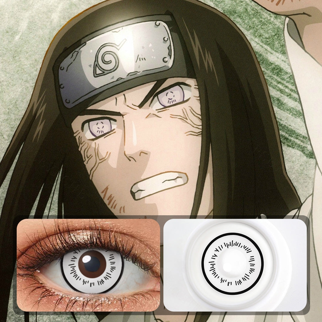 White Hinata Byakugan Sharingan Eye Contacts – FINALLURE
