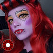 Red Spider Web Contacts | Halloween & Cosplay Eye Lenses – FINALLURE