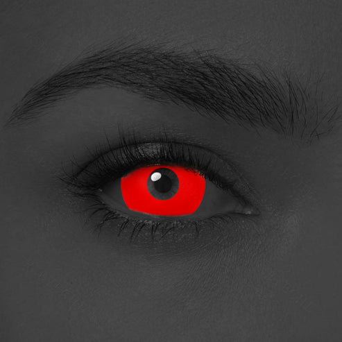 Red Glow in the Dark Contacts for Halloween & Raves – FINALLURE