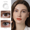 Hidrocor Icy Gray Colored Contacts | Bright Gray Lenses for Dark Eyes ...